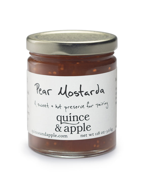 Pear Mostarda - traditional Italian style mostarda - Quince & Apple
